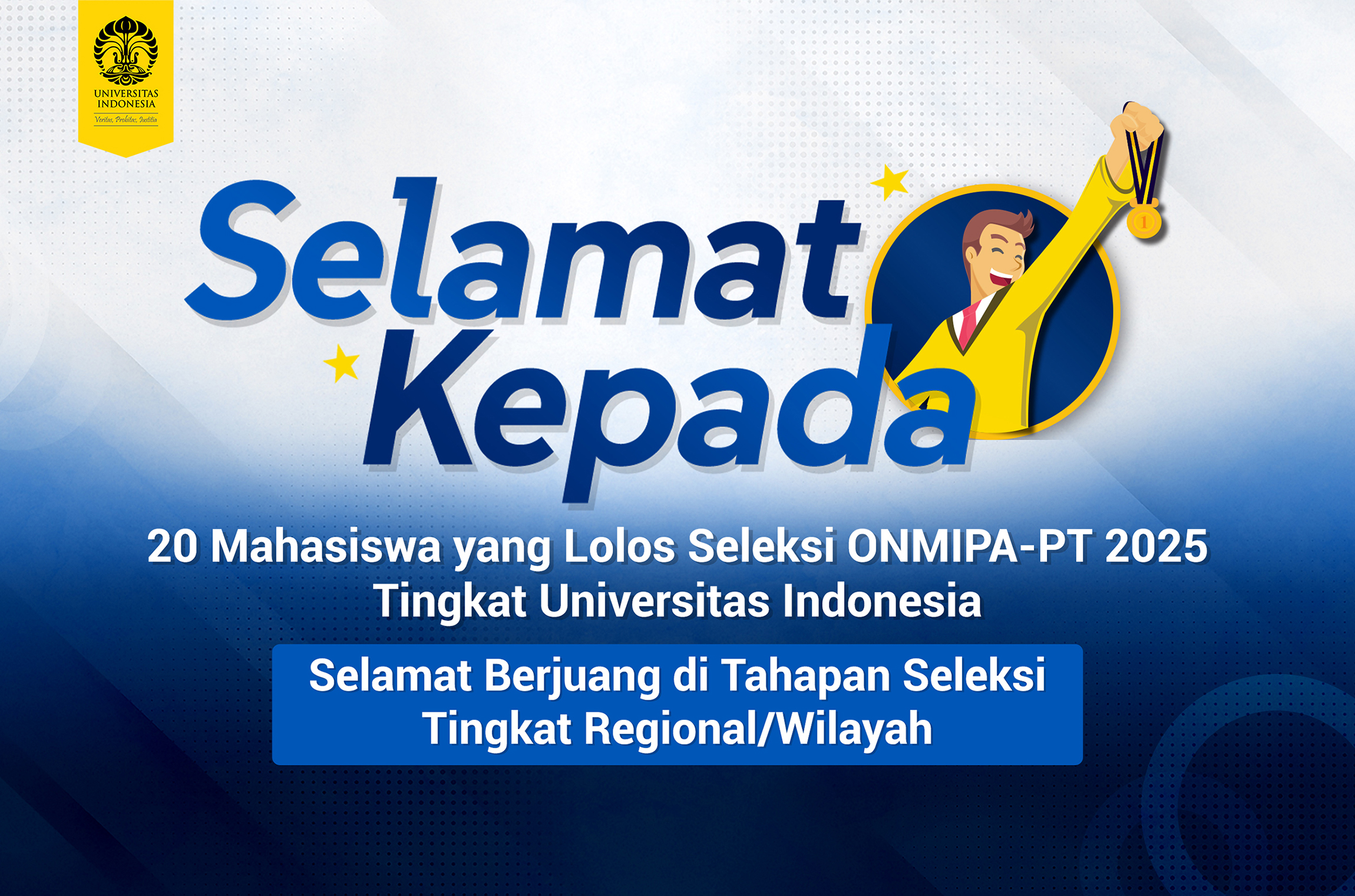 UI Umumkan Hasil Seleksi ONMIPA-PT 2025, 20 Kontingen Terbaik Siap Bersaing di Tingkat Wilayah ...